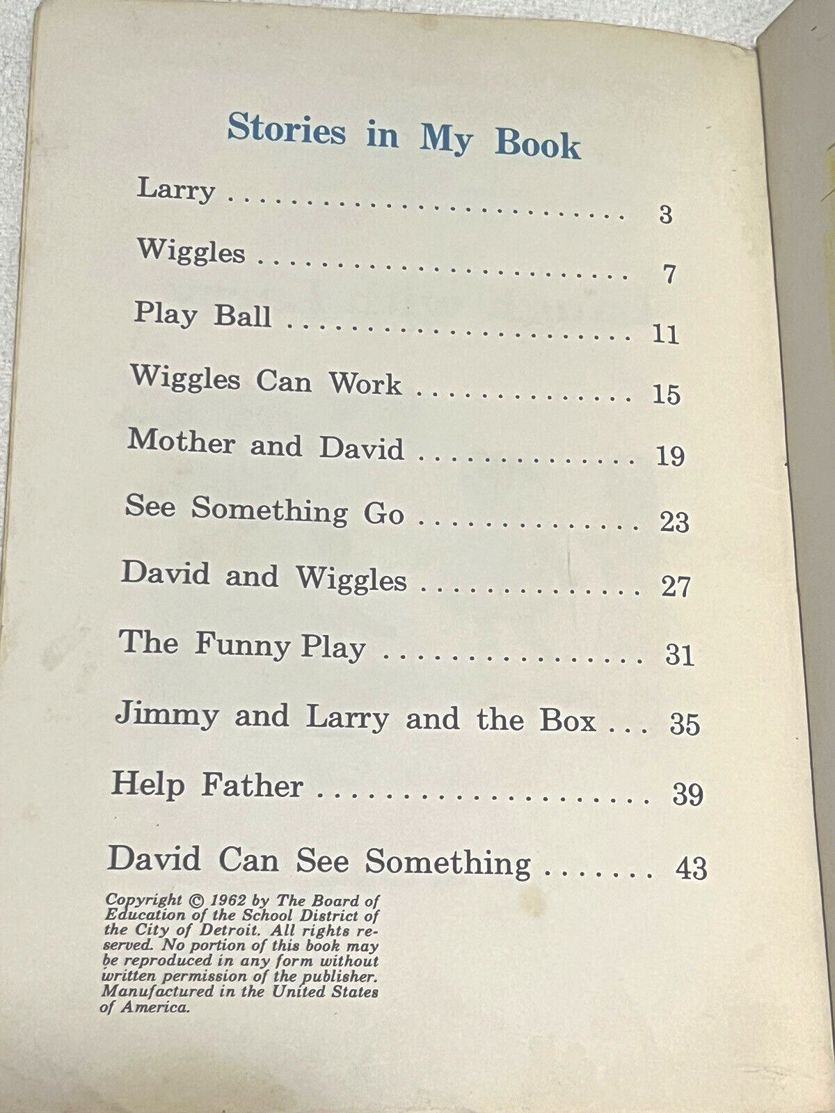c.1962 Laugh With Larry Detroit City Schools Reading Prog Vtg Illus 48 ...