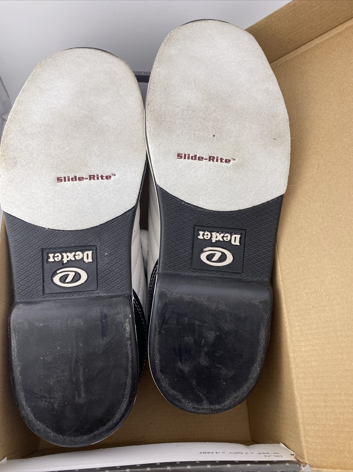 Dexter Groove B4034-1 Size 11M Bowling Shoes White and Black 🖤🤍 | eBay