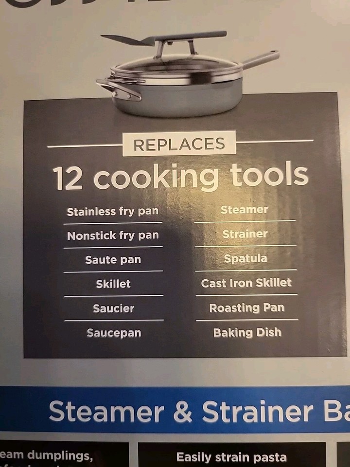 Ninja Foodi NeverStick Possible Pan Cookware Set Replaces 12 Cooking ...