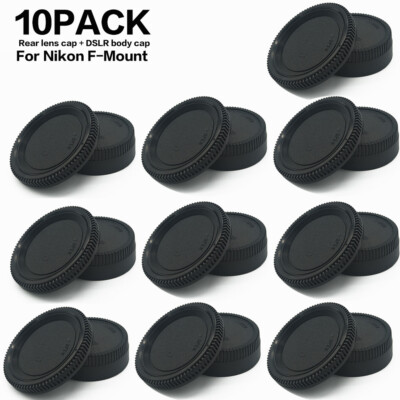 10PCS Body Front +Rear Lens Cap Cover For Nikon AF AF-S Lens DSLR F ...