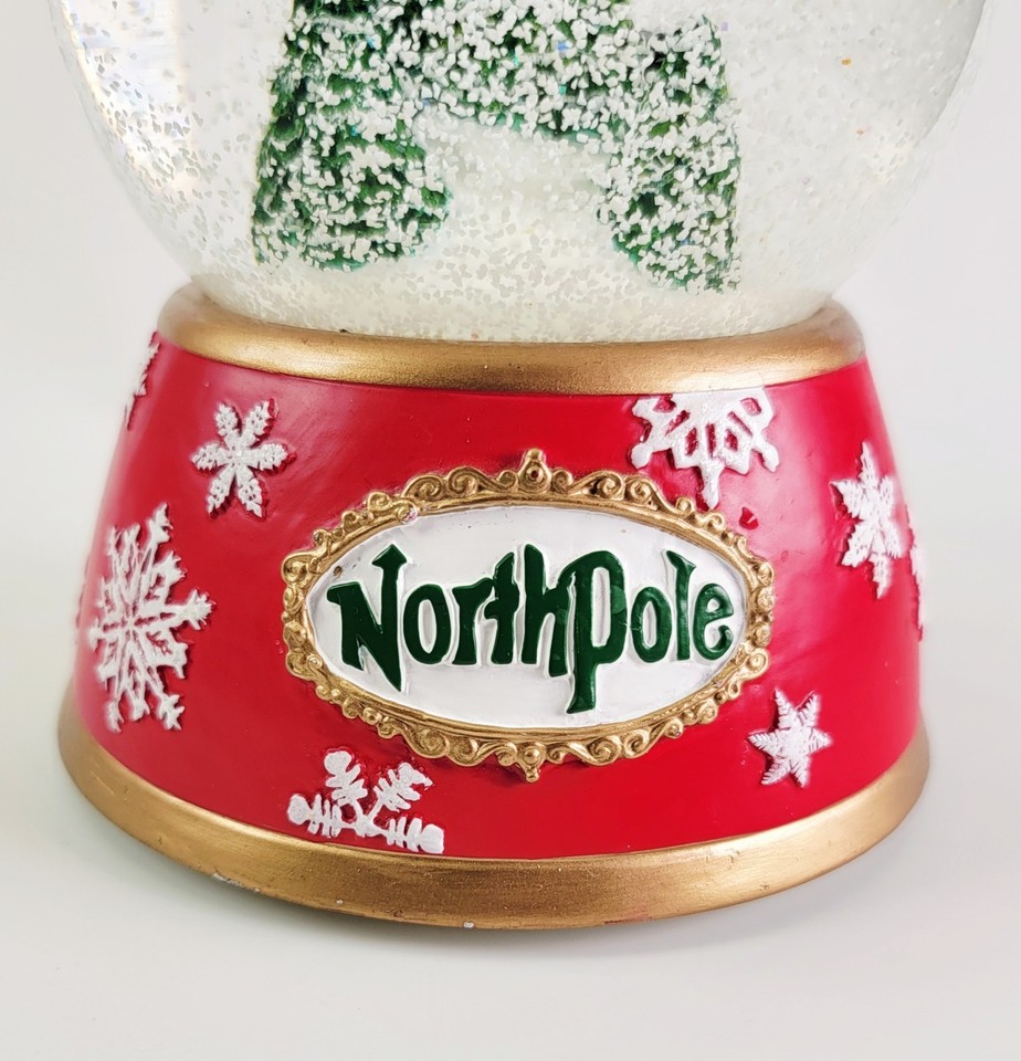 Depart56 snowglobe Santas's on his way, Animated, Plays Santa's on his ...