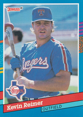 1991 Donruss #80 Kevin Reimer MLB Texas Rangers + Free Mystery Card | eBay