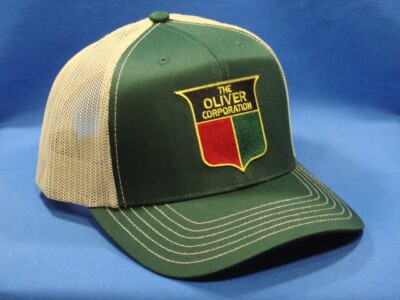 Oliver Tractor Hat - Green Khaki Mid Crown Mesh - Fleetline Logo ...
