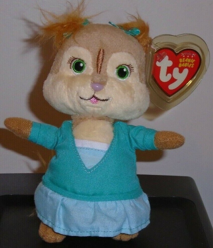 Ty Beanie Baby Eleanor Chipette Alvin and the Chipmunks 6" NEW MWMTs ...