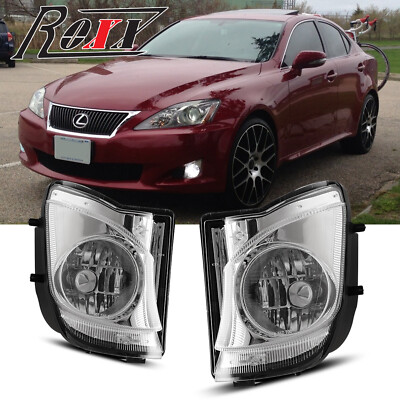 Pair Fog Lights For 2006-2010 Lexus IS250 IS350 Clear Front Driving ...