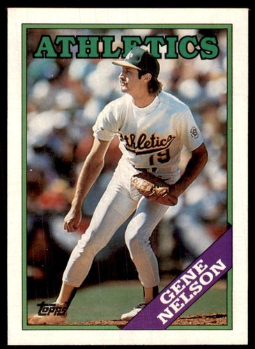 1988 TOPPS GENE NELSON OAKLAND ATHLETICS #621 | eBay