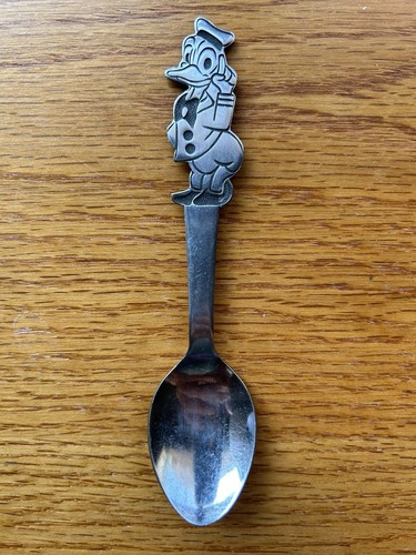 Vtg Walt Disney Donald Duck Spoon Toddler Child Stainless By Bonny ...