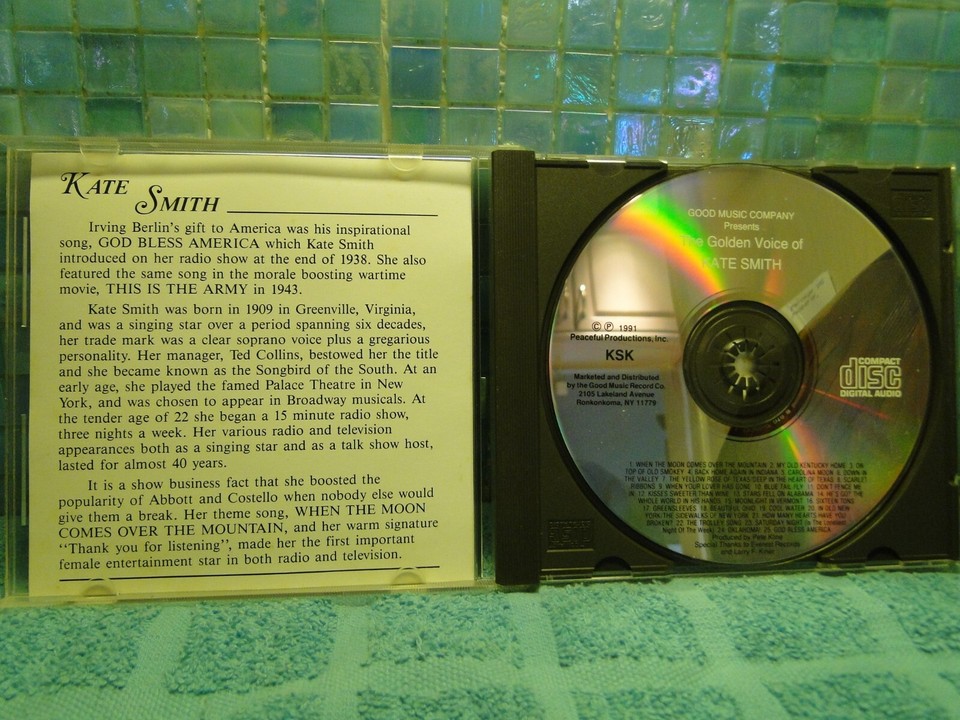 The Golden Voice Of Kate Smith CD -EXTRA CDs SHIP FREE | eBay