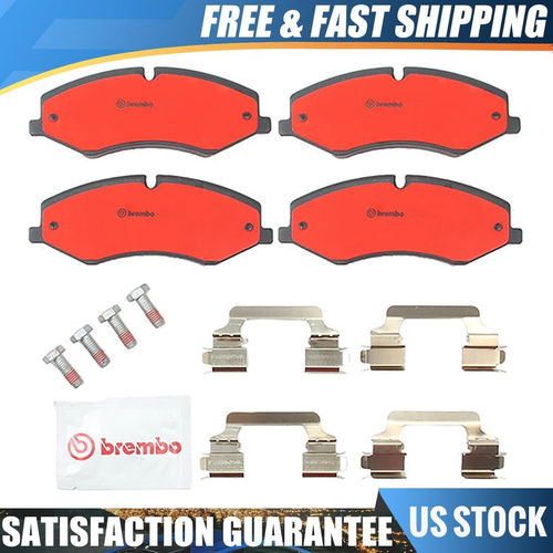 Brembo for 2017 Land Rover Discovery Front Ceramic Disc Brake Pad Set ...
