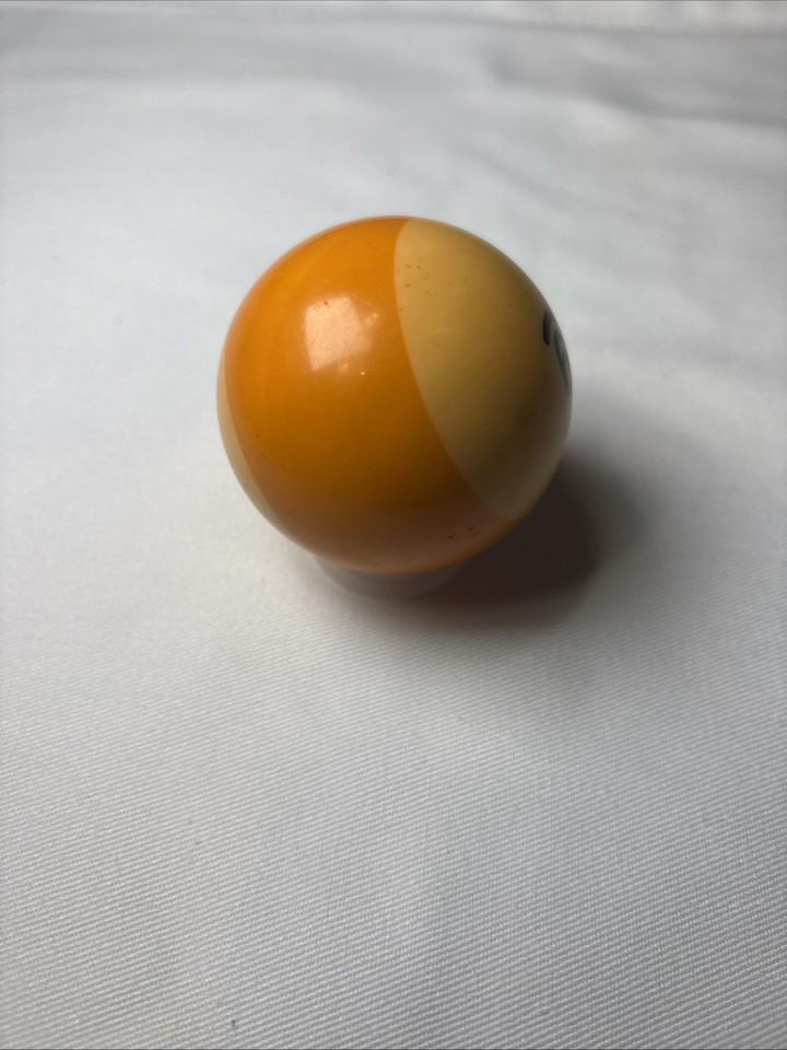 Vintage Bakelite Pool Billiard Ball Striped Yellow Number 9 | eBay