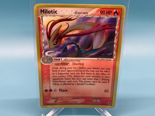 Pokémon TCG Milotic (Delta Species) EX Dragon Frontiers 5/101 NM/MINT ...