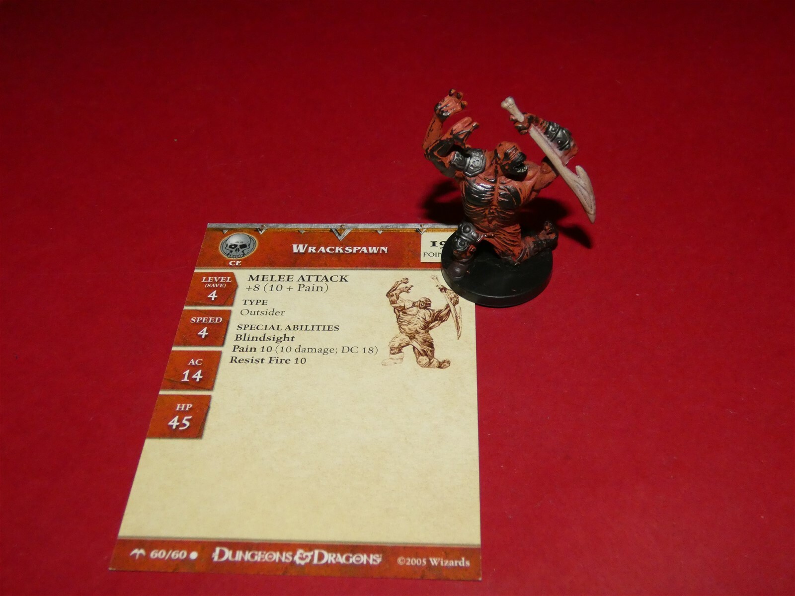 D&D Miniatures: Angelfire 60/60: Wrackspawn with Card | eBay