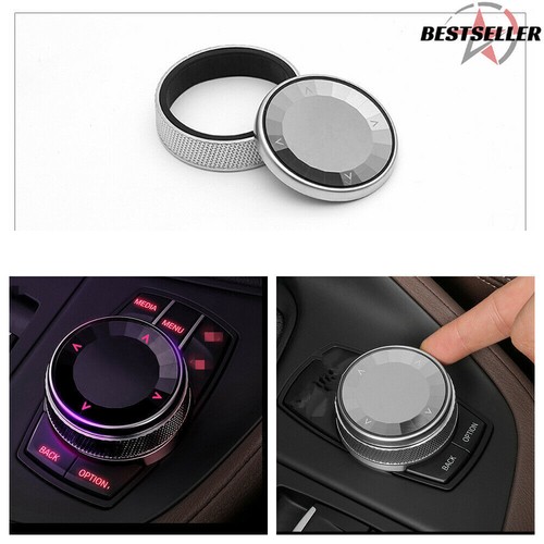 IDrive MultiMedia Knob Aluminum alloy Cover for BMW 2013-2016 F30 F31 ...