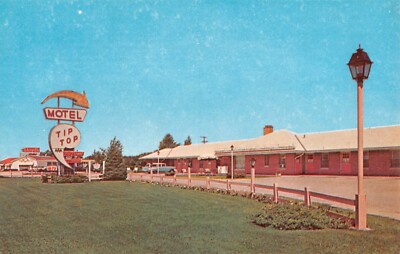 Vintage Chrome Postcard of the Tip Top Motel, Marshalltown, Iowa ...
