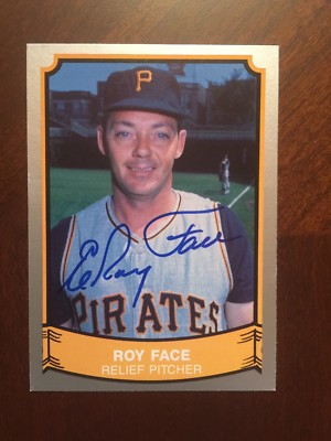 ROY FACE AUTOGRAPHED 1989 PACIFIC LEGENDS CARD IN NM/M CONDITION | eBay