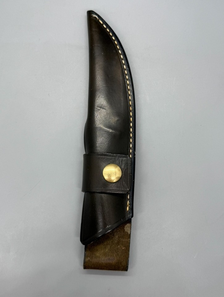 Vintage GERBER C300B Fixed Blade Knife w/ Leather Belt Sheath | eBay