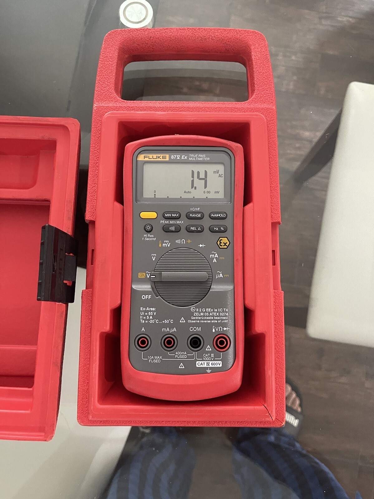Fluke 87V EX Multimeter With Ex Leads And Case. | eBay