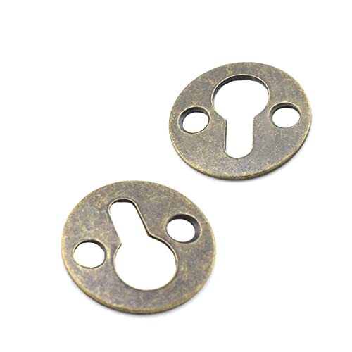 50 Pack Metal Round Hole Keyhole Rack Bracket Hanger for Hanging ...