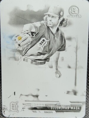 ADAM RAVENELLE 2017 Topps Bowman Chrome Mini RC PRINTING PLATE 1/1 ...