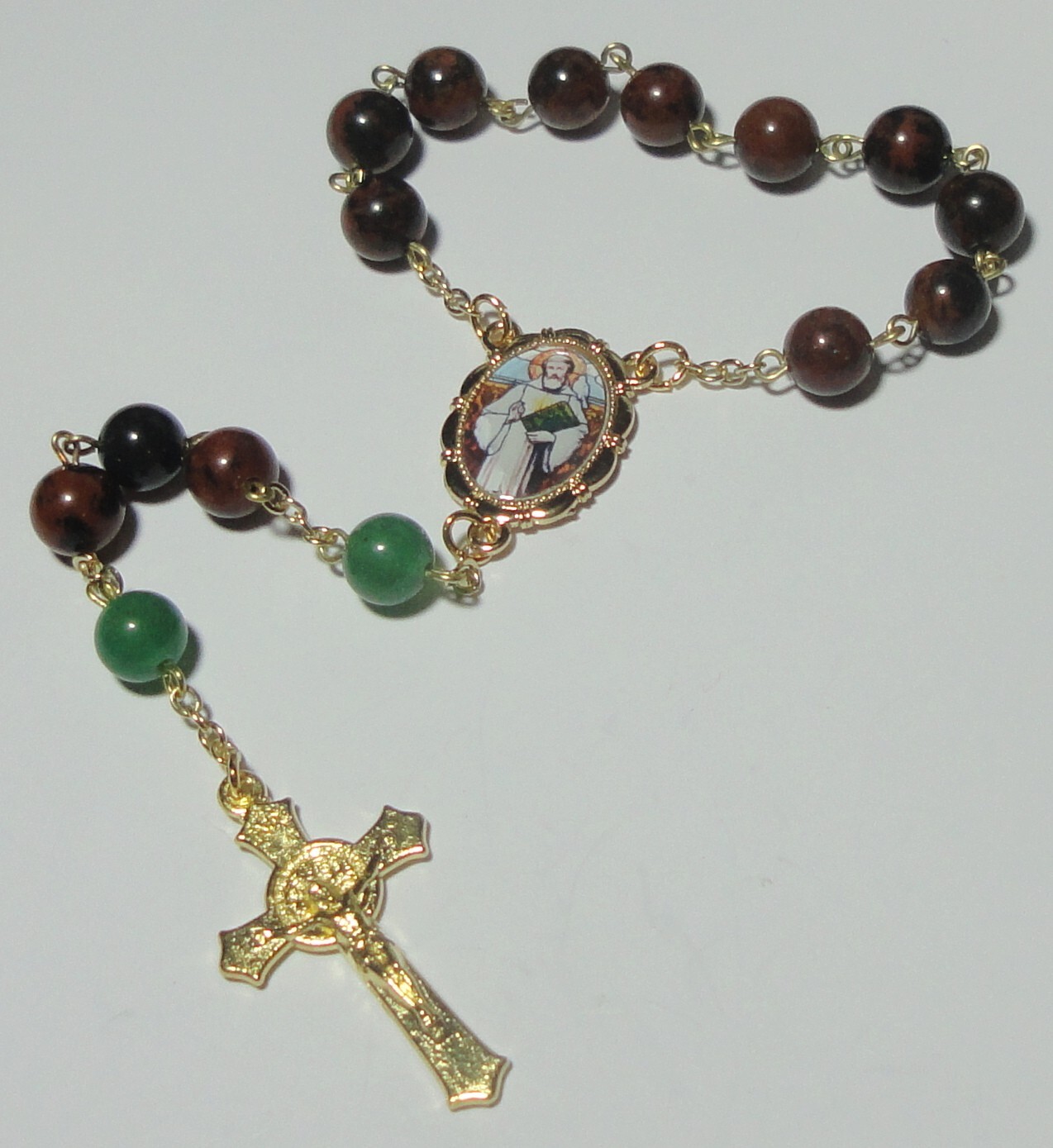Handmade in the USA St Columbanus Single Decade Rosary Patron of ...