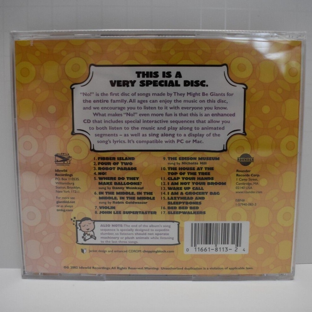 No! by They Might Be Giants (CD, Jun-2002, Rounder) for sale online | eBay