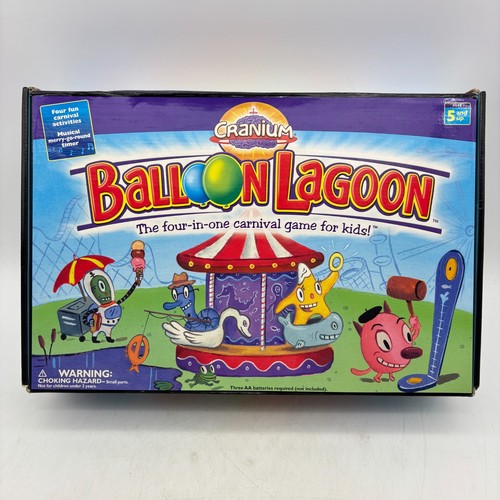Cranium Balloon Lagoon Family Fun Carnival Game WORKS COMPLETE 2004 ...