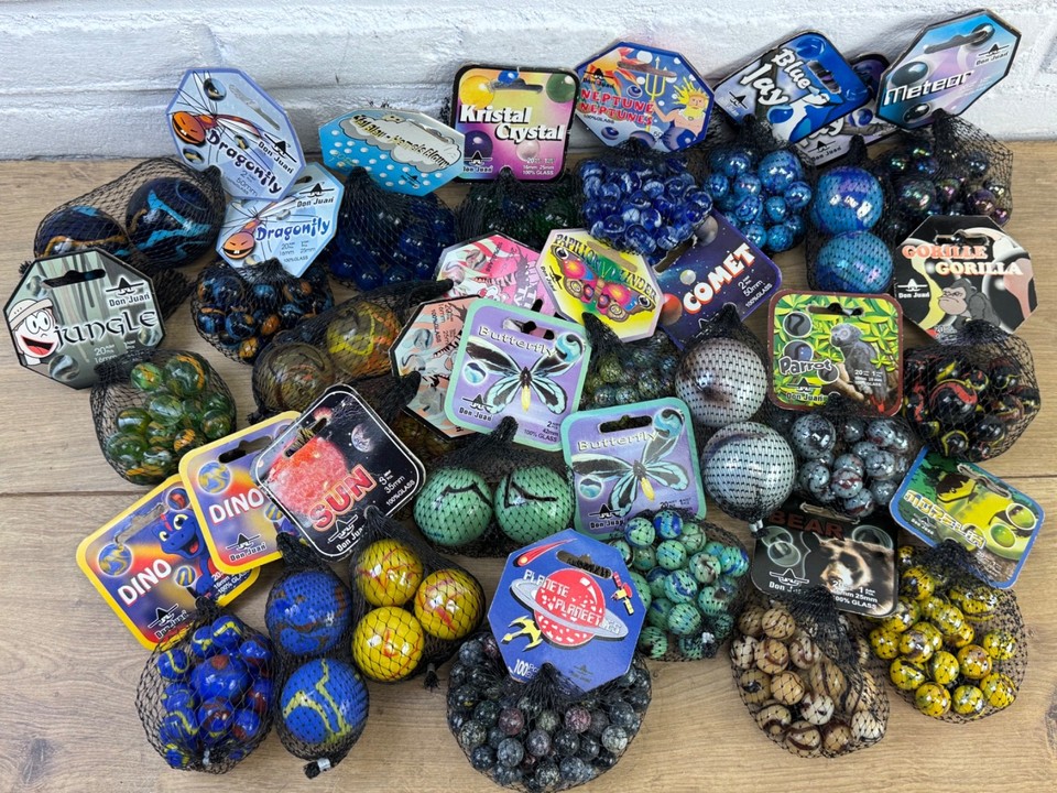 10 mammoth marbles in 5 original net bags - Vacor de Mexico - Don Juan ...