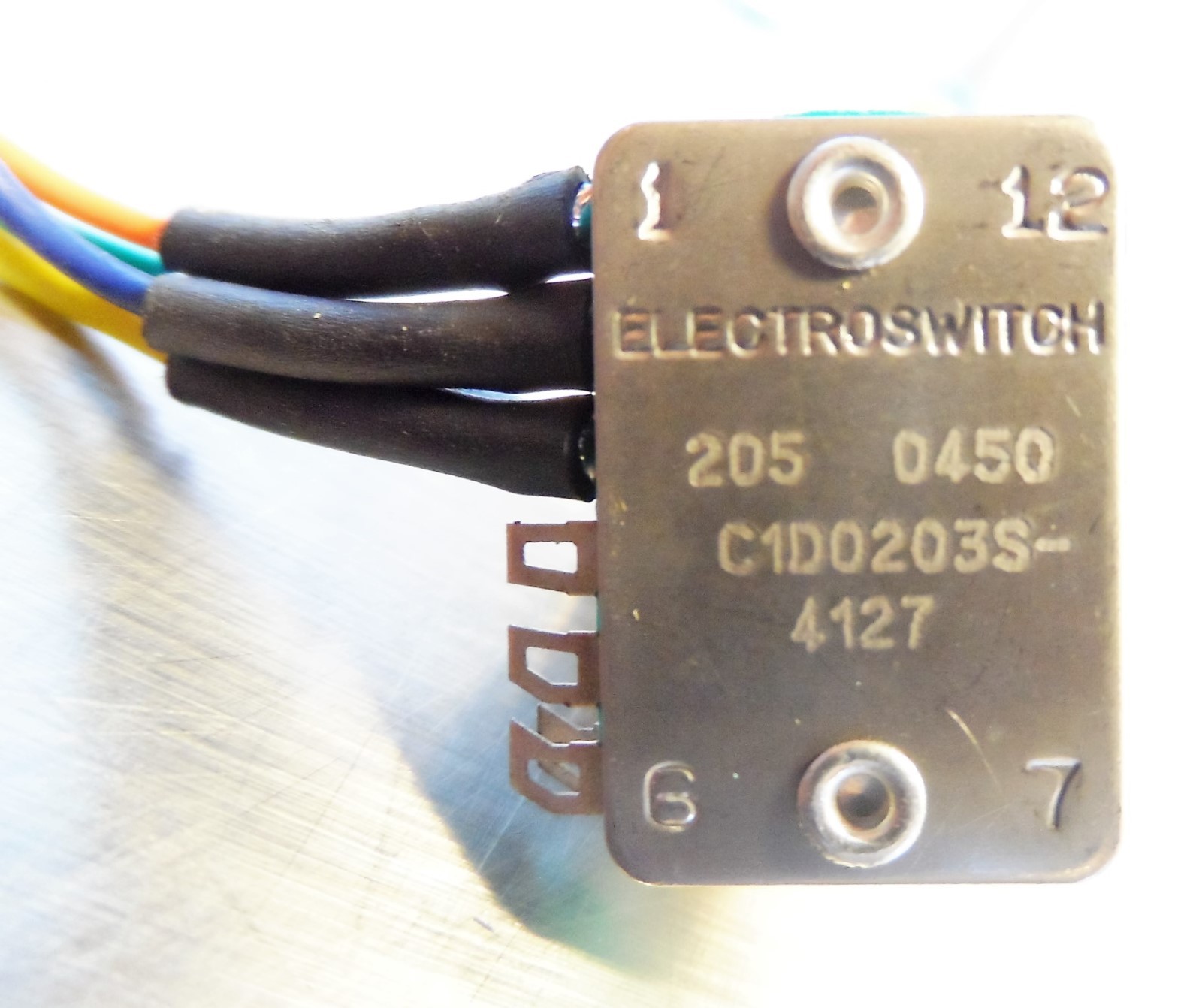 Electroswitch 205-0450 Instrument/Control Switch C1D0203S-4127 | eBay