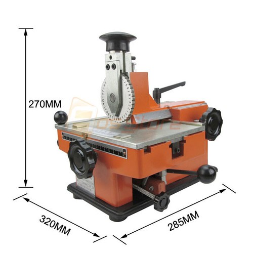 Semi Auto Deboss Metal Label Embosser Dog Tag Stamping Printer Marking ...