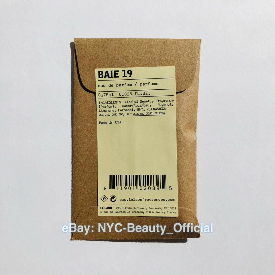 Le Labo Eau De Perfume Samples 0.75 ml each [Choose your scent] | eBay