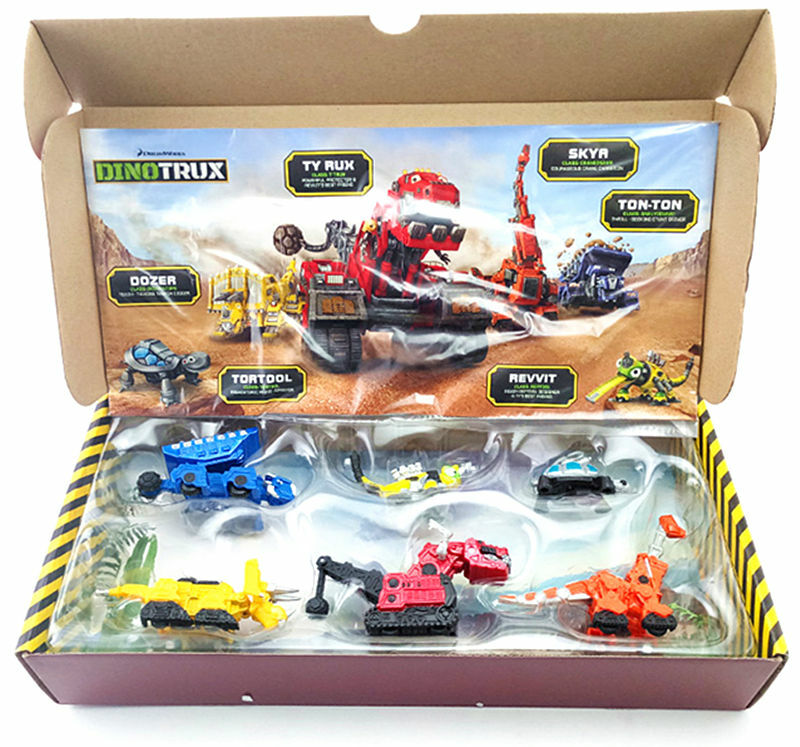 Mattel Dinotrux Dozer Skya D-Structs Ty Rux Diecast Dreamworks Toy Kids ...