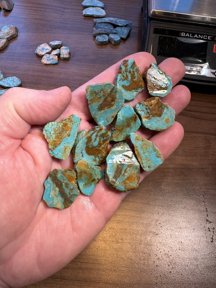 Turquoise Mountain Turquoise. 61 Grams Of slabs! Get What You See ...