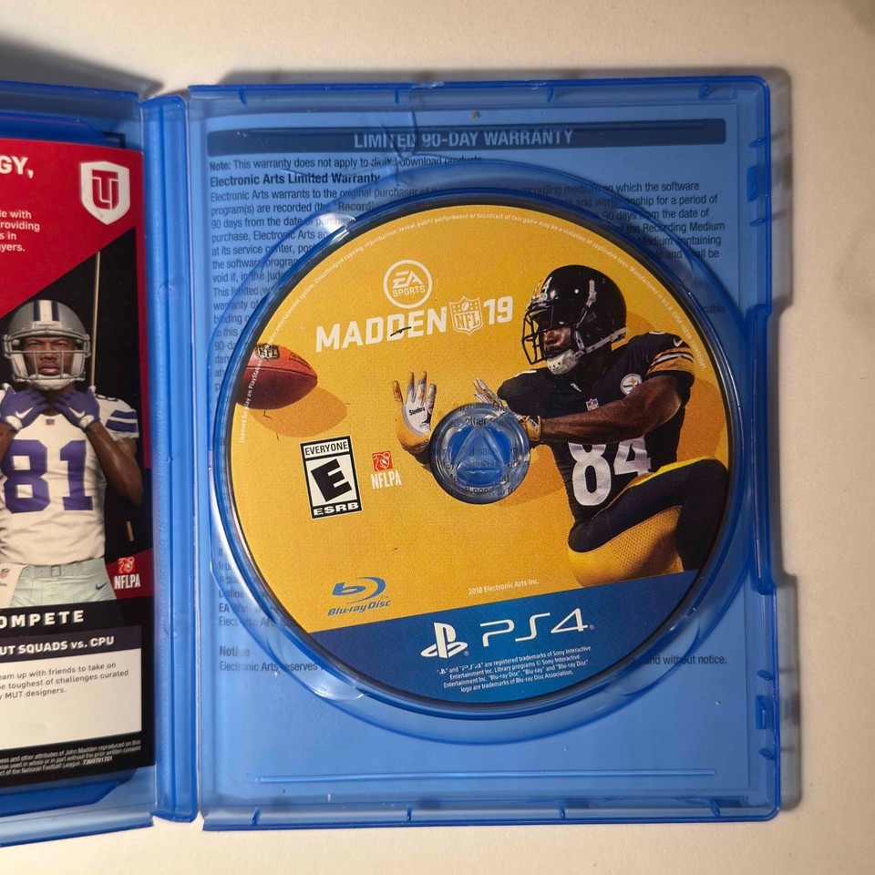 Madden NFL 19 | PS4 | Sony PlayStation 4 | Lot #4 | PRETTY GOOD | eBay