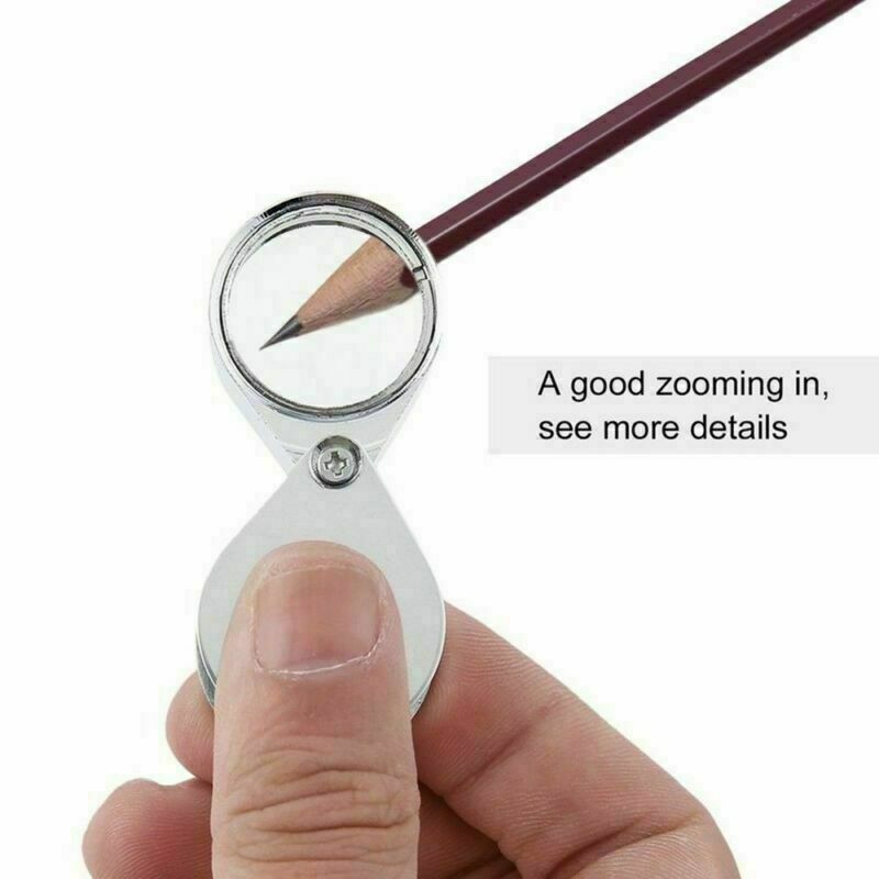 Jewellers Loupe Glass Jewellery Antiques Magnifier Hallmark Eye Lens 30 ...