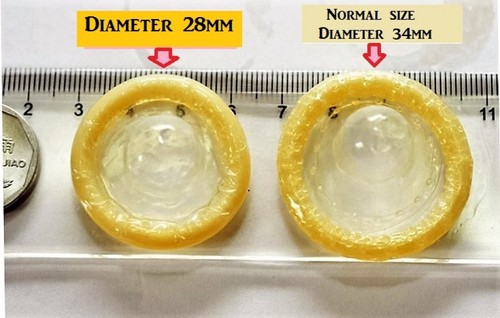 Various QTY Ultra Small XXS Condoms Width 46mm Diameter 28mm Snug Fit ...