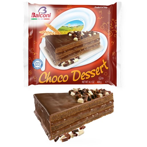 TORTA BALCONI TORTA CHOCO DESSERT CREMA CIOCCOLATO 400 GR TRIPLE ...