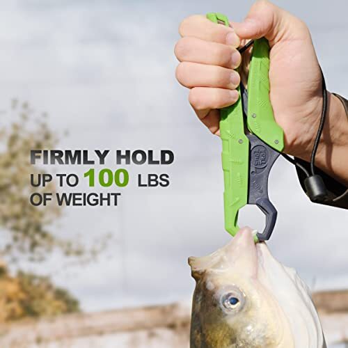 9 Inch Outdoor Floating Fish Gripper Catfish Mouth Pliers Fishing ...