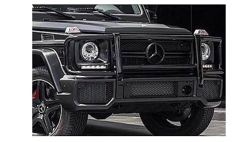 G63 Brush Guard Black Grille Bumper Bar Kit Front Tube G-Wagon G500 ...