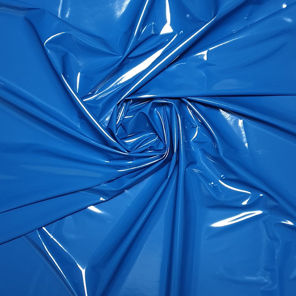SHINY HIGH GLOSS PVC STRETCH RUBBER VINYL PLEATHER GOTH FETISH CLOTH ...