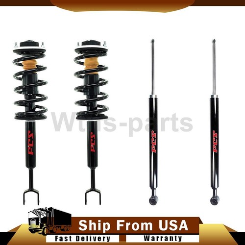 4 FCS Front Rear Shocks Struts Assembly For Audi A6 2004 2003 2002 2001 ...