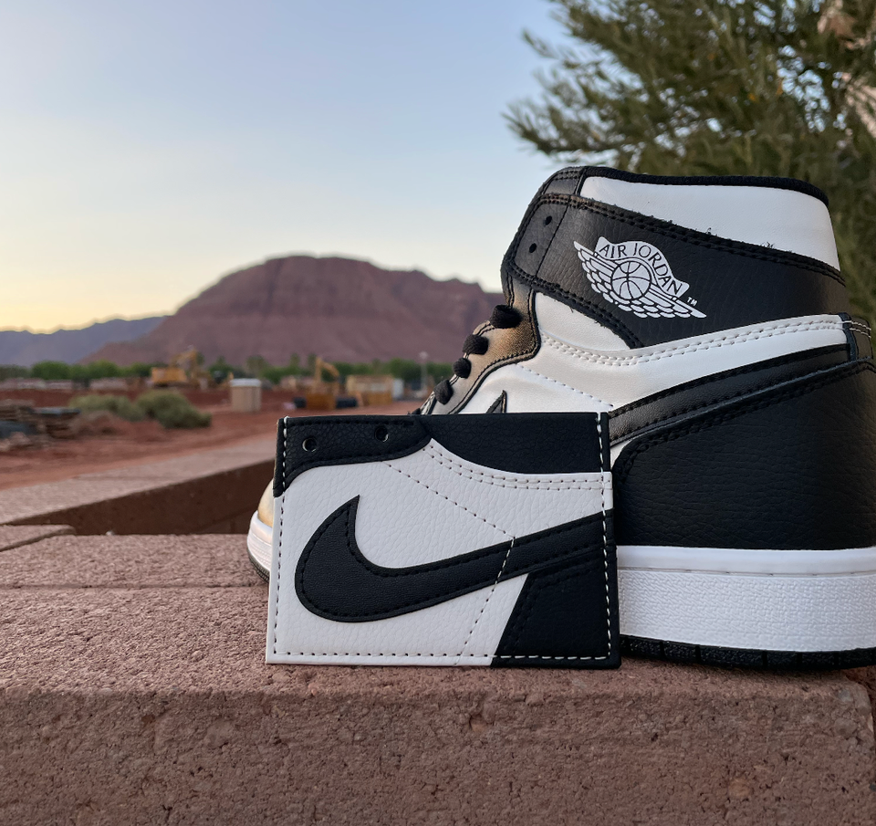 Custom Air Jordan Shoe Wallet - Leather Air Jordan Wallet - Custom Shoe ...