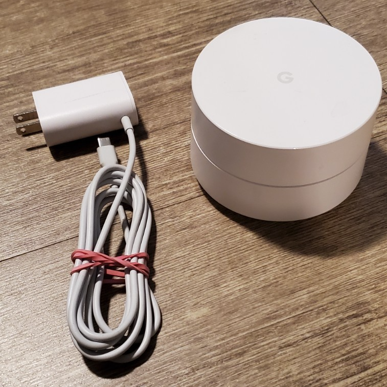Google Wifi Wireless Mesh Router (White) with power cable 11100007004| eBay