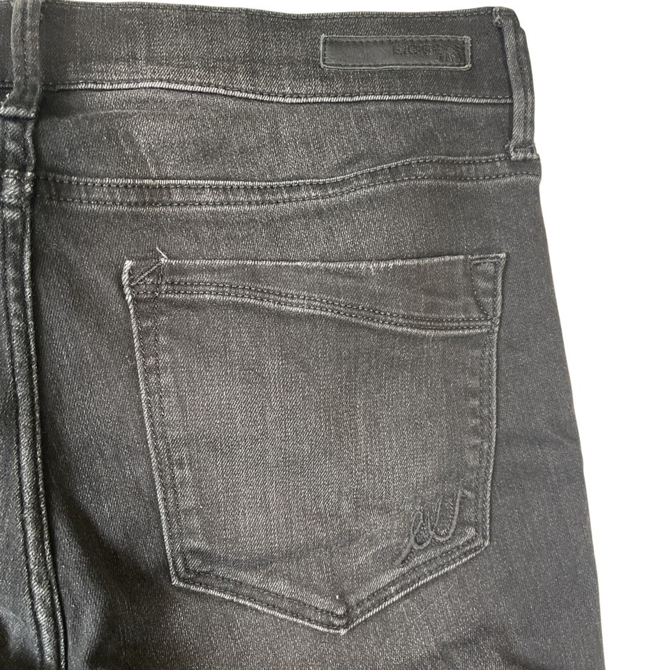 Express Jeans Women’s 10R Black Skinny Hyper Stretch Distressed Denim ...