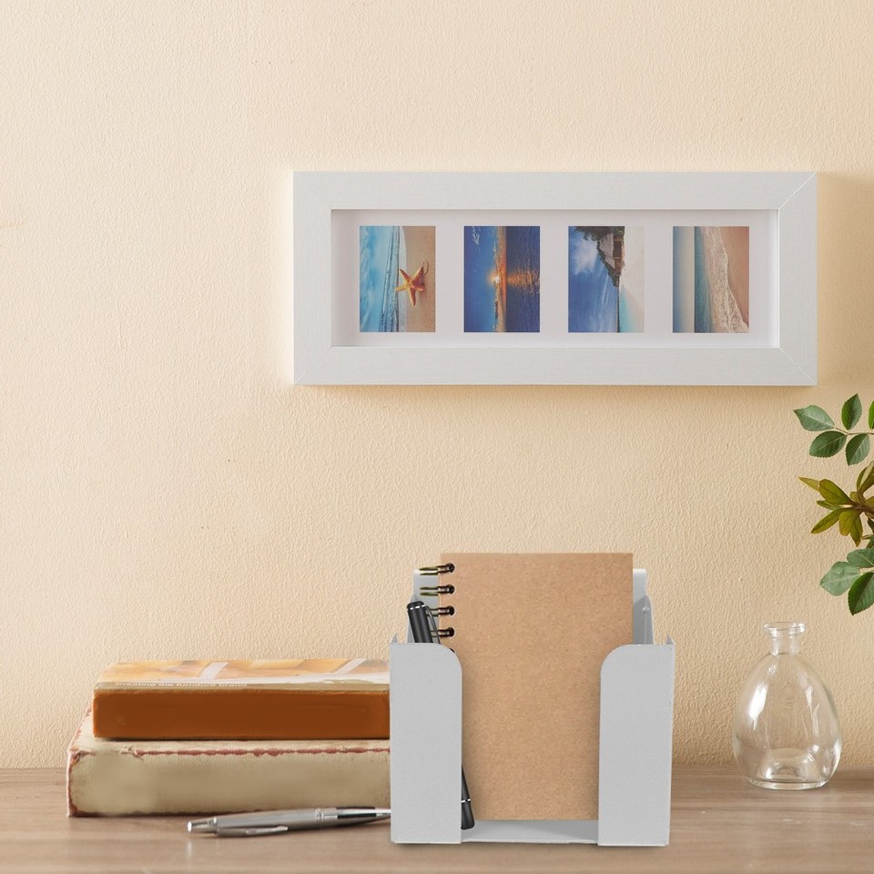 Desktop Notepad Holder Memo for Paper Storage Organizer Stationery ...