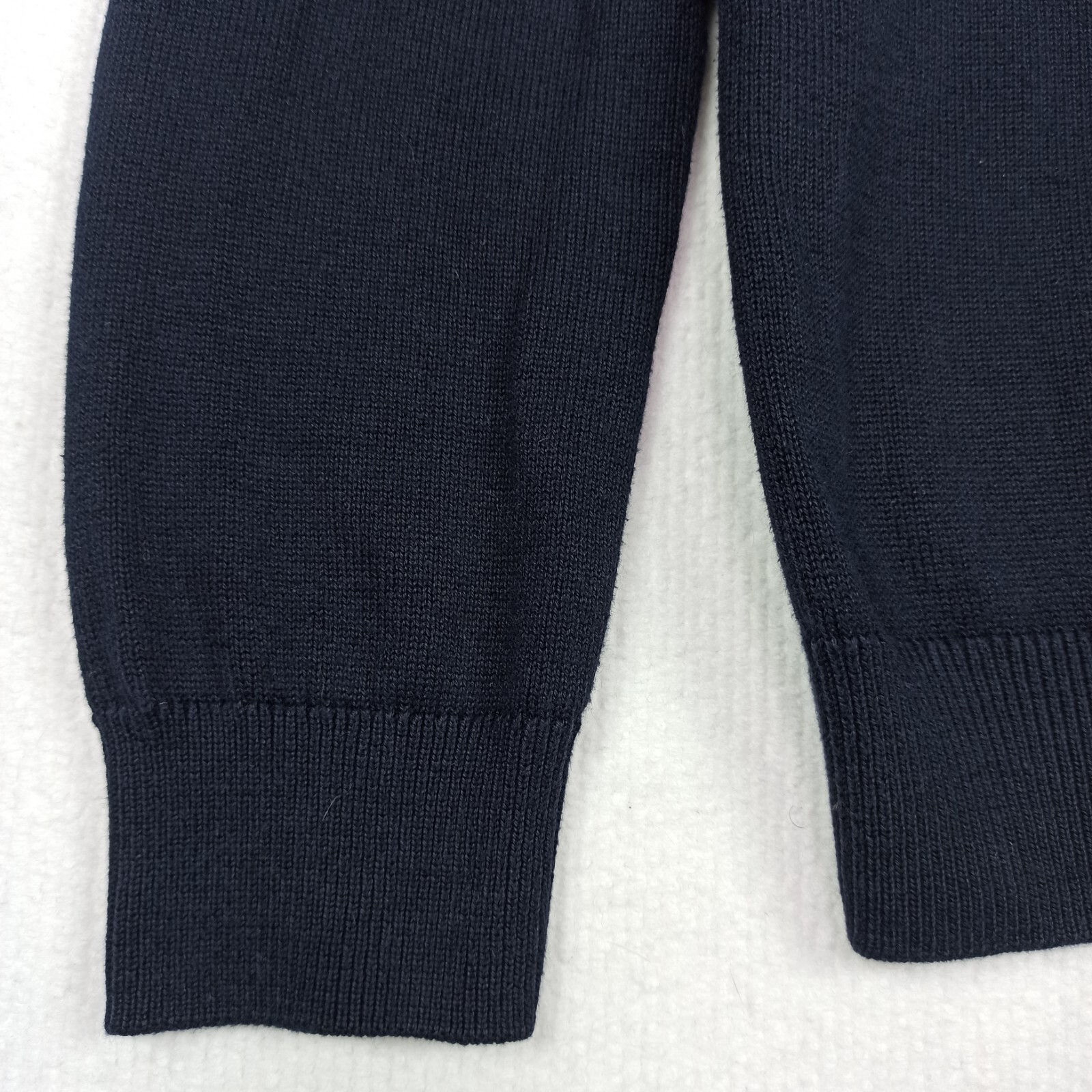 GANT Men's Size s Navy Blue Jumper O1 Terry Logo Crew Neck Sweater ...