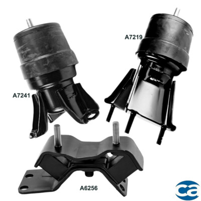 Engine Motor Mounts & Transmission Mount 3Pcs Set For Toyota Camry 01 ...