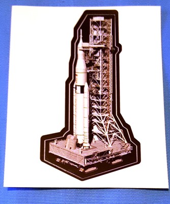 Souvenir 4" NASA Rocket Sticker | eBay