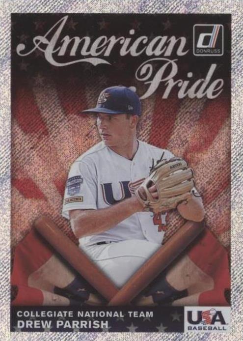 2019 Panini Donruss - American Pride Drew Parrish #AP21 Rapture (RC ...
