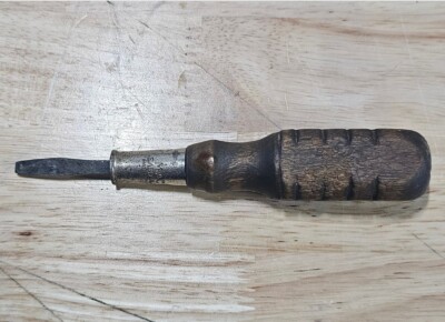 Vintage MAC Tools USA Screwdriver - Rare Stubby Wood Handle 1 1/2 ...