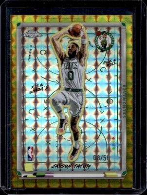 2025-26 Topps Chrome Jayson Tatum X's and Whoa's Geometric Gold ...